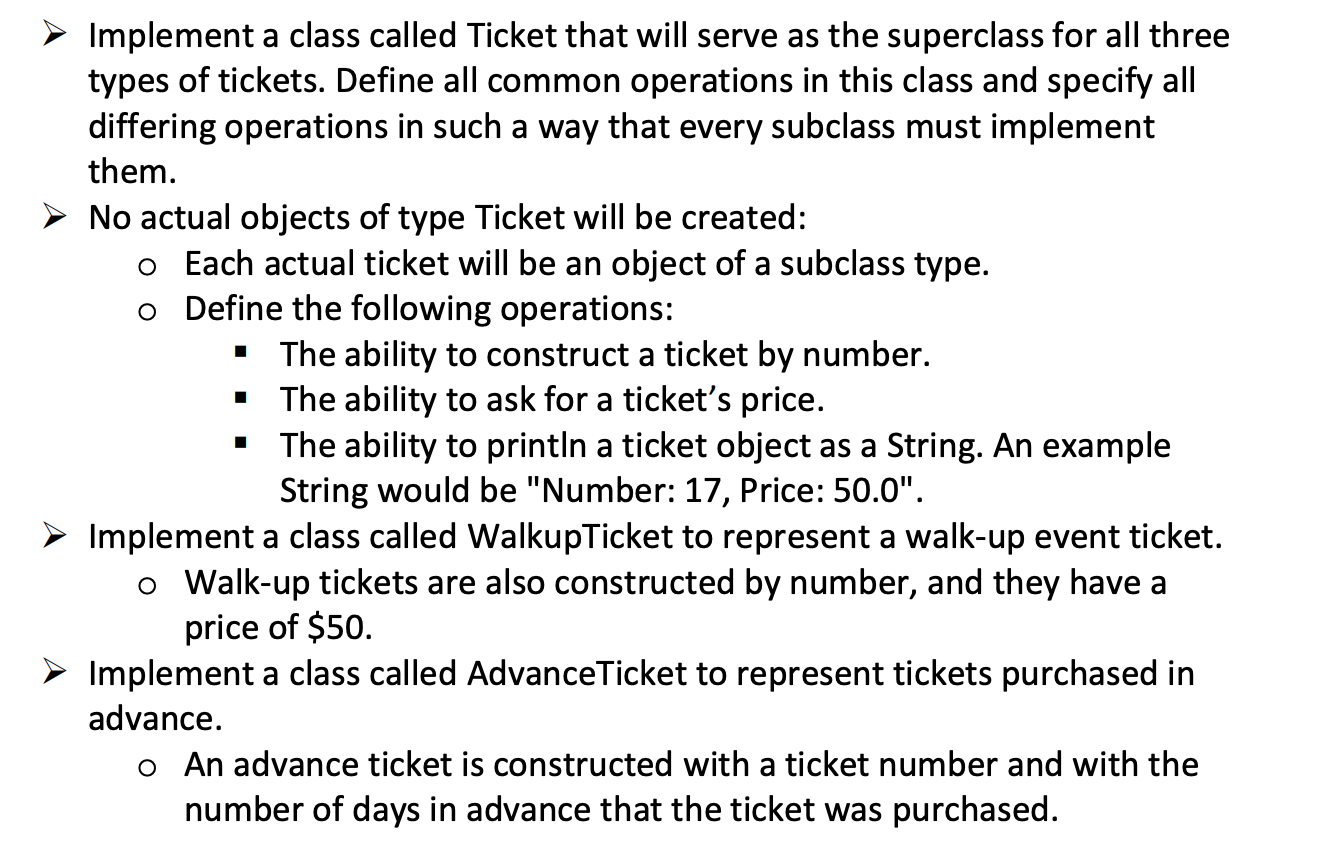 Solved 1. Consider the task of representing types of tickets | Chegg.com