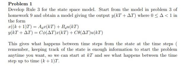 Solved Problem 2 (Design a Controller by Pole Placement) | Chegg.com