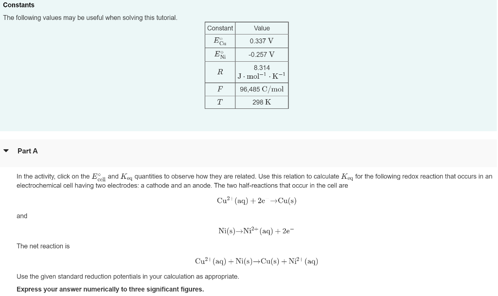 Solved Constants The following values may be useful when | Chegg.com