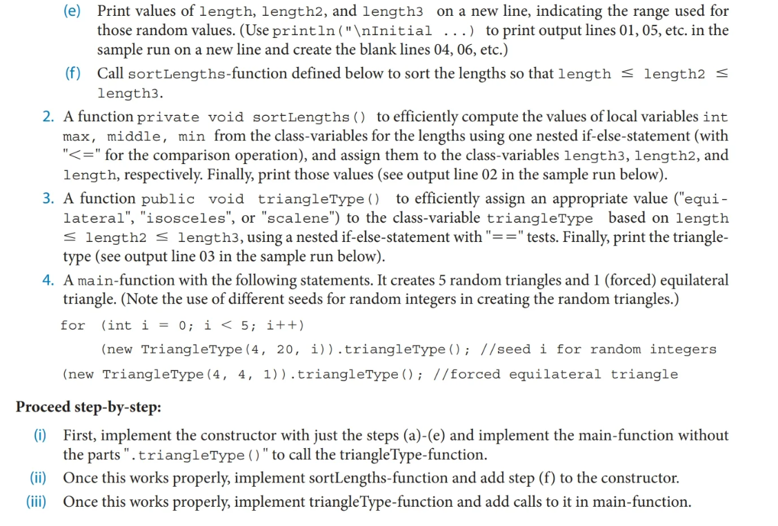 Solved Program #4: TriangleType in this program, you will | Chegg.com