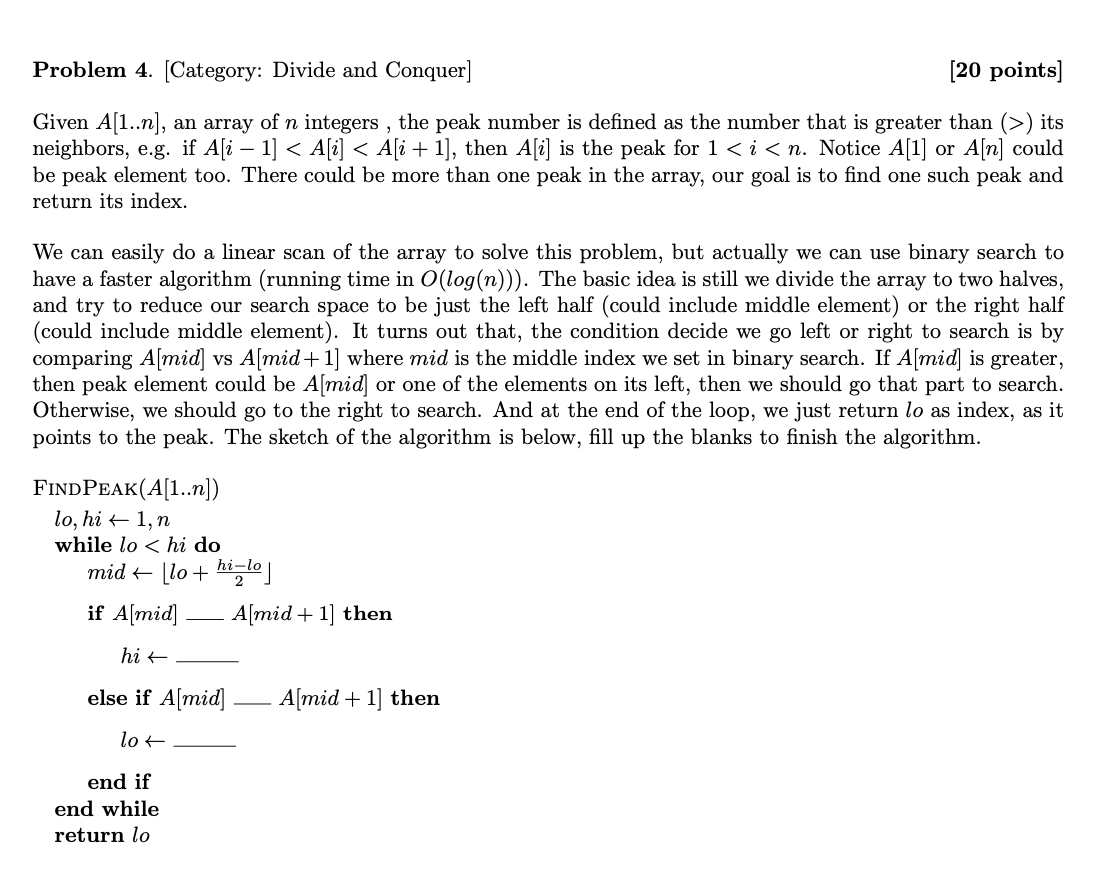 Solved Problem 4 Category Divide And Conquer 20 Points 2203