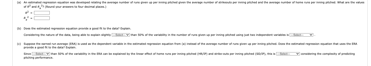 Solved A statistical program is recommended. Major League | Chegg.com