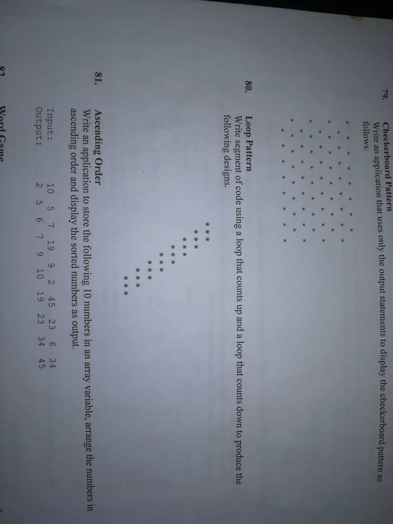 Solved Write Segment Of Code Using A Loop That Counts Up And 3745