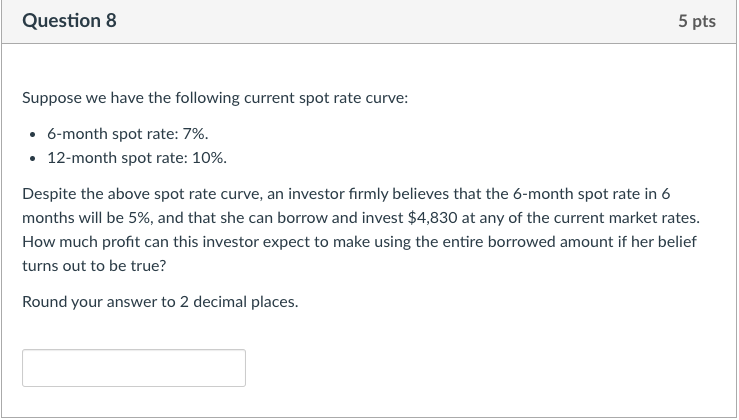 Solved Suppose we have the following current spot rate | Chegg.com
