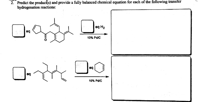 Solved Predict the producfís) and provide a fully balanced | Chegg.com