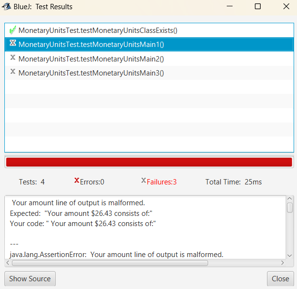 Solved tWhy is this java code failing the tests? The auto | Chegg.com