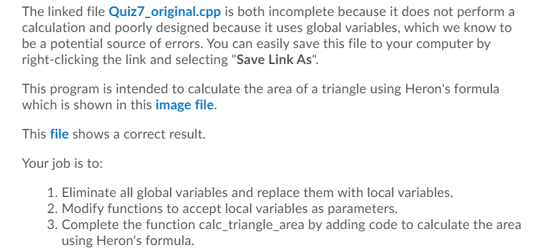 Solved This is in C++ Programming Language. You will need | Chegg.com