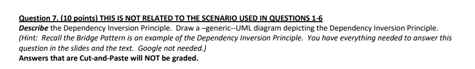 Consider the following description for the first 6 | Chegg.com