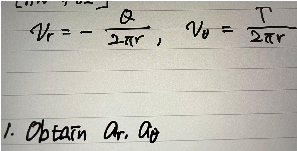 Solved Find the acceleration of spiral flow in polar | Chegg.com