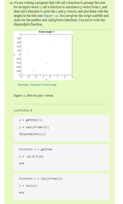 Solved Here is an example of running the script: >> | Chegg.com