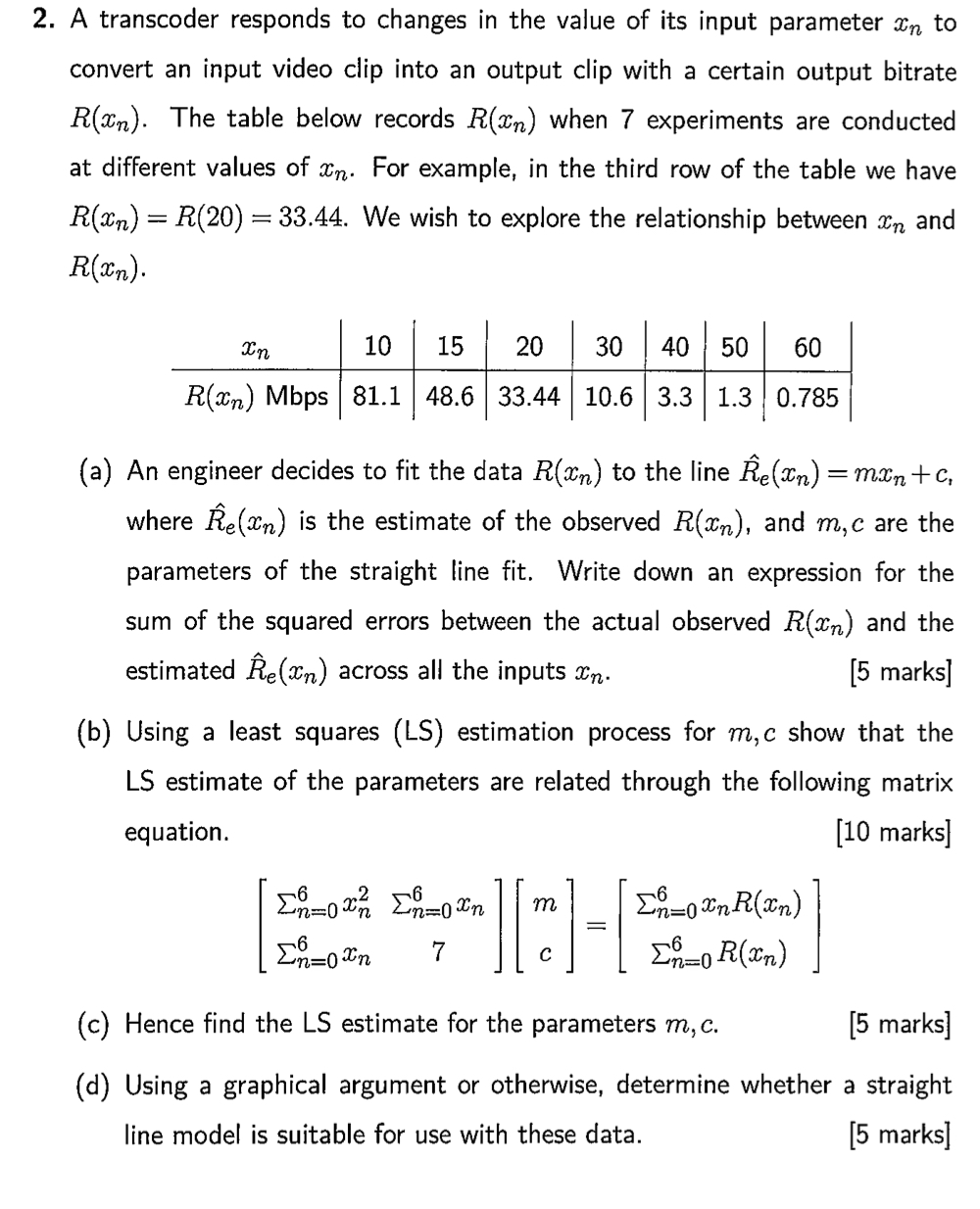 Solved 2. A transcoder responds to changes in the value of | Chegg.com