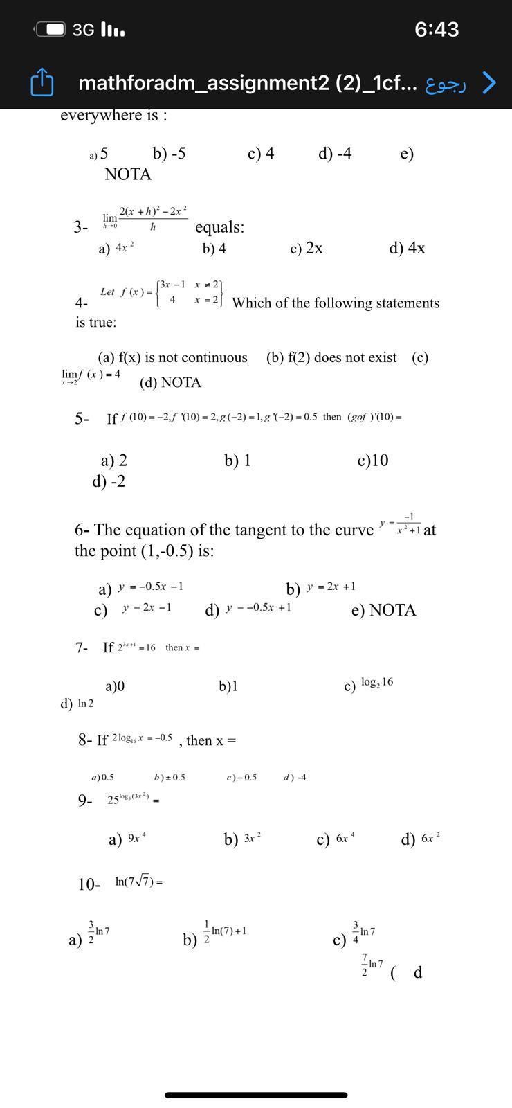 Solved 3G Ins 6:43 mathforadm_assignment2 (2)_1cf... عجر > | Chegg.com