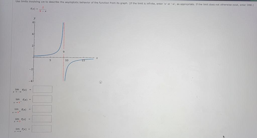 Solved Use limits involving to to describe the asymptotic | Chegg.com