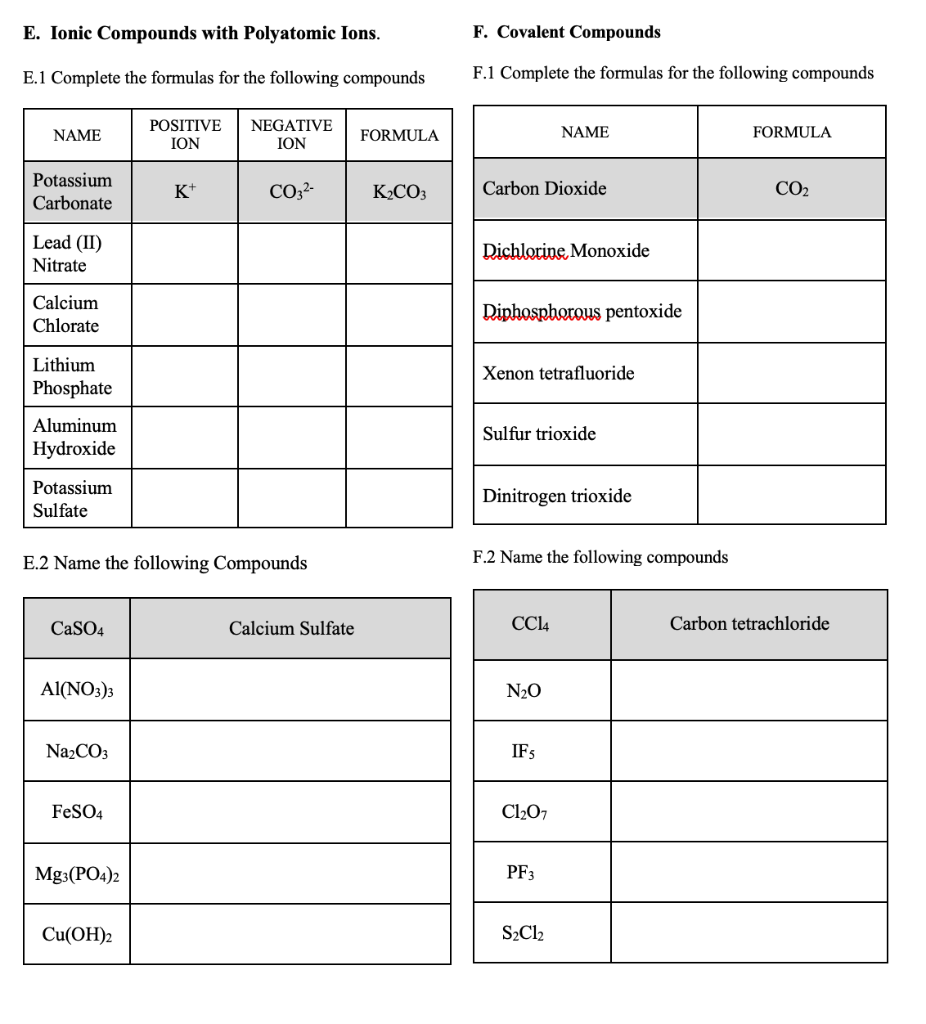 Solved A. Fill in the blanks to complete the following | Chegg.com