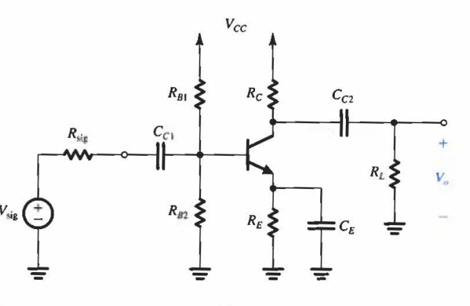 Solved 10.100 Consider the common-emitter amplifier of Fig. | Chegg.com