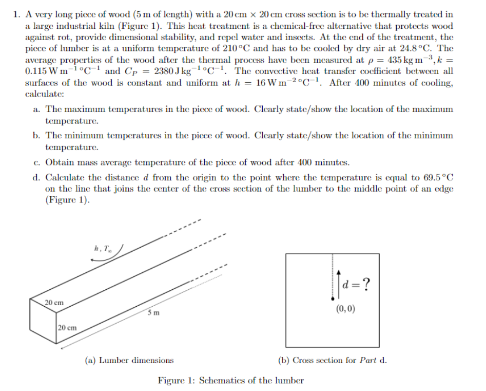 Solved Heat transfer question. Answers must | Chegg.com