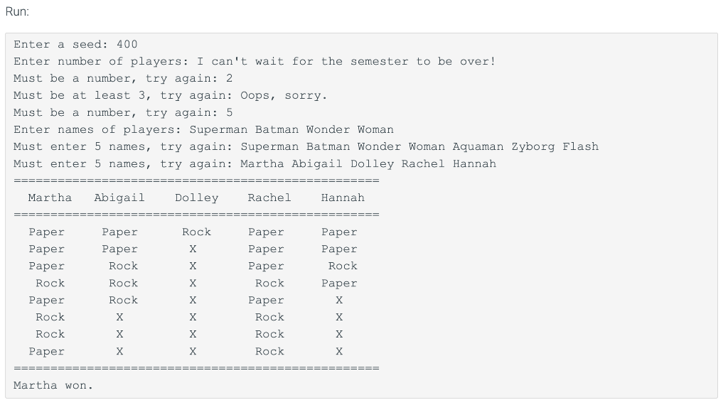 Solved Please help me with my Python code! Do not use a | Chegg.com
