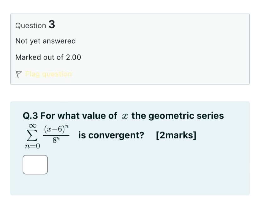 Solved Question 3 Not yet answered Marked out of 2.00 Q.3 | Chegg.com