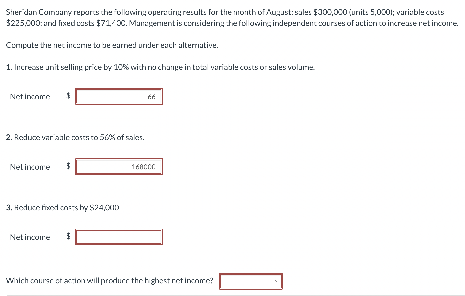 Solved Sheridan Company reports the following operating | Chegg.com
