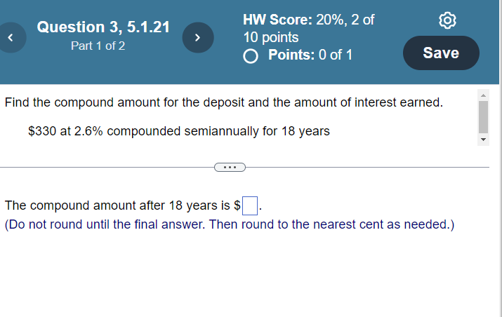 Solved Find the compound amount for the deposit and the | Chegg.com