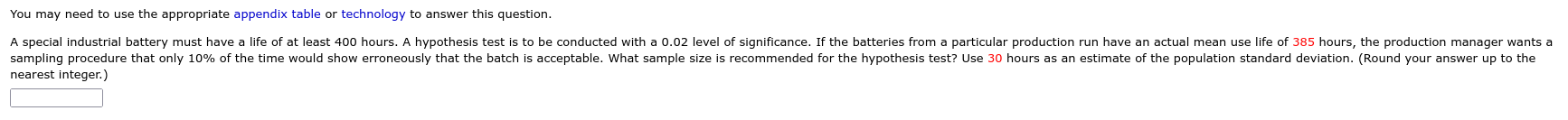 Solved You may need to use the appropriate appendix table or | Chegg.com