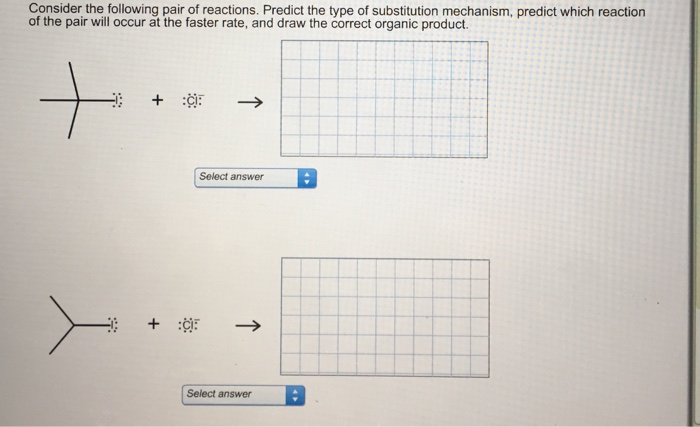 Solved Consider the following pair of reactions. Predict the | Chegg.com