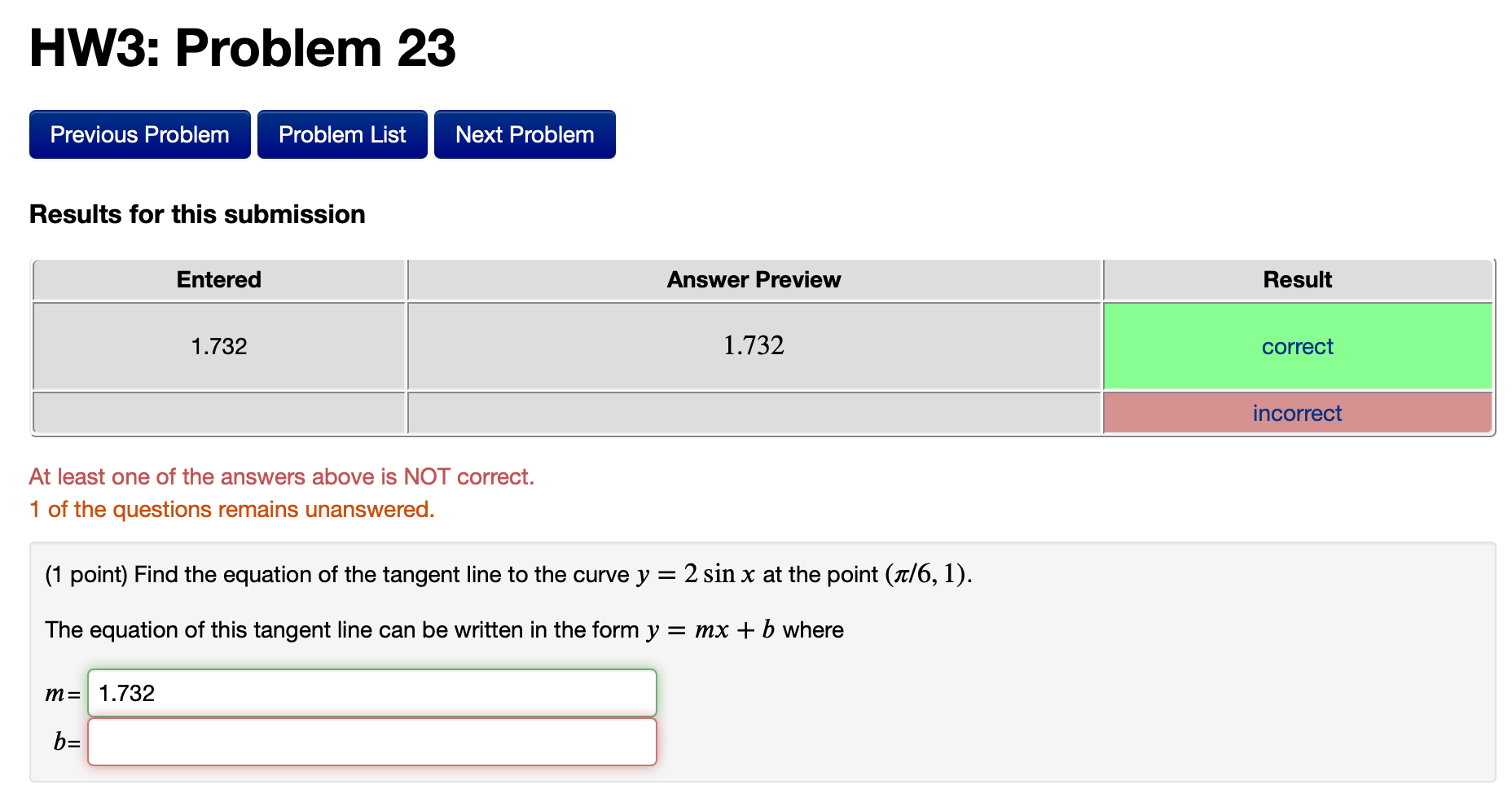 Solved HW3: Problem 22 Previous Problem Problem List Next | Chegg.com Solved HW3: Problem 22 Previous Problem Problem List Next | Chegg.com