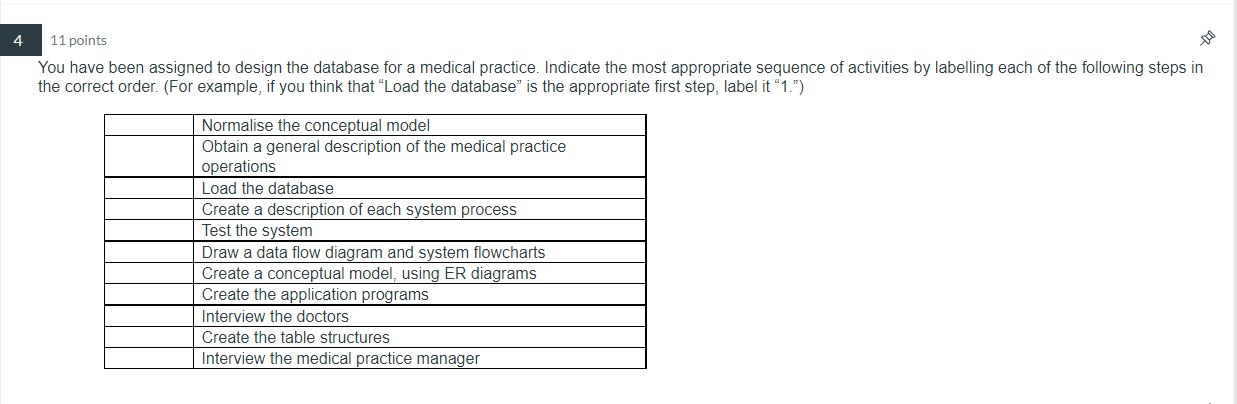 Solved 4 11 points You have been assigned to design the | Chegg.com