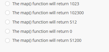 Solved Given the following code, what will the map() | Chegg.com