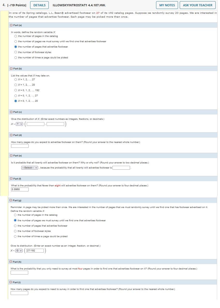 Solved 4. [-/19 Points] DETAILS ILLOWSKYINTROSTAT1 | Chegg.com