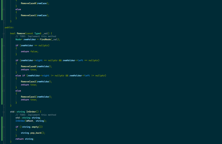 Solved Copy (_curr → right); oublic: void Clear() // TODO: | Chegg.com