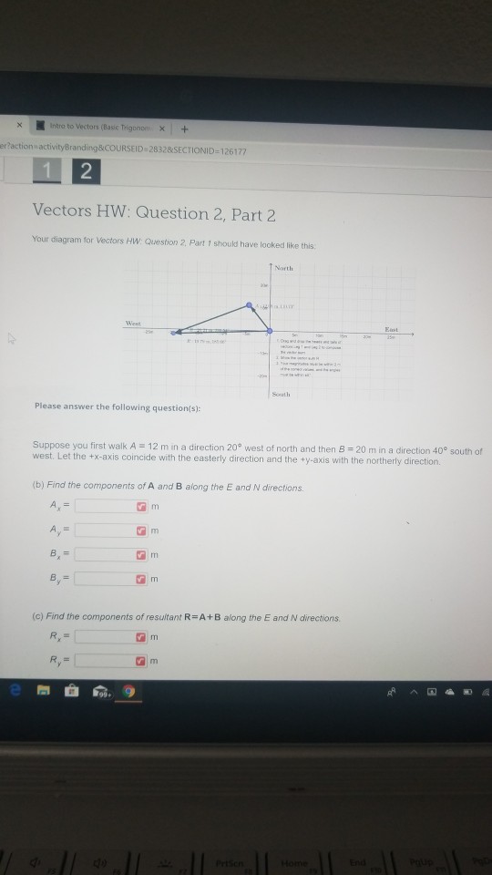 Solved Intro to Vectors (Basic Trigonon, | Chegg.com