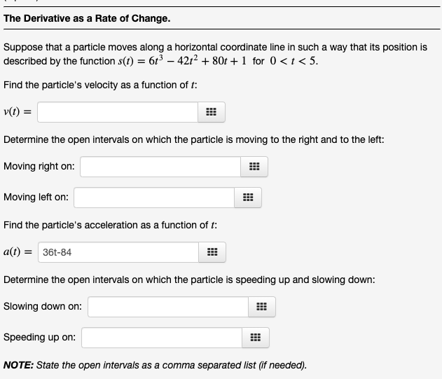 Solved The Derivative as a Rate of Change. Suppose that a | Chegg.com