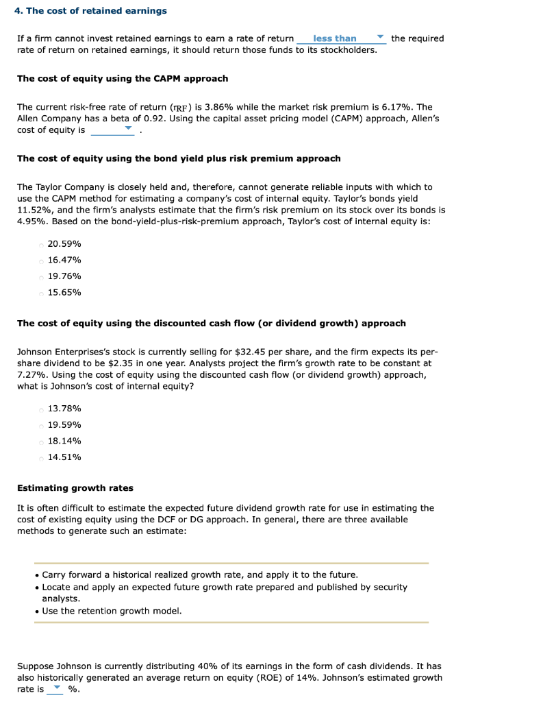 Solved The Taylor Company is closely held and, therefore, | Chegg.com