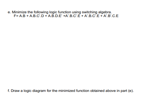 Solved Implementing Logic Functions Objectives By the end of | Chegg.com