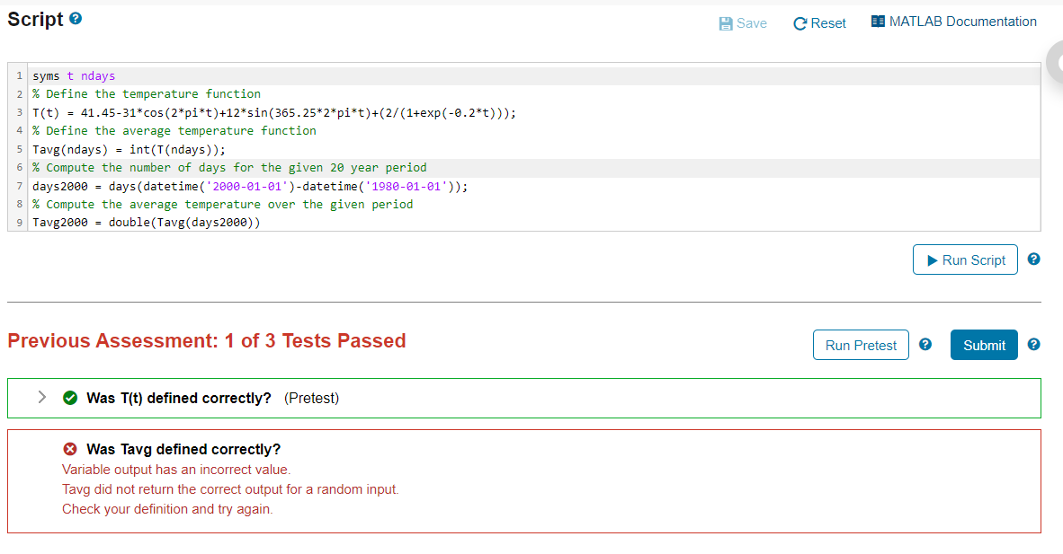 Solved Calculate the Average Temperature My Solutions The | Chegg.com