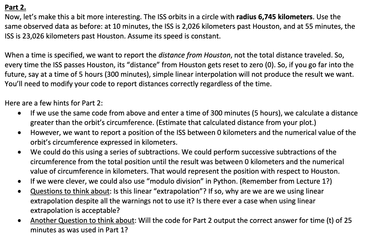 Solved Part 2. Now, let's make this a bit more interesting. | Chegg.com