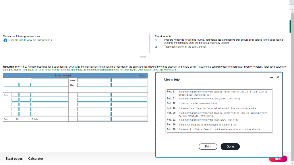 Solved Review the following transactions (Click the icon to | Chegg.com