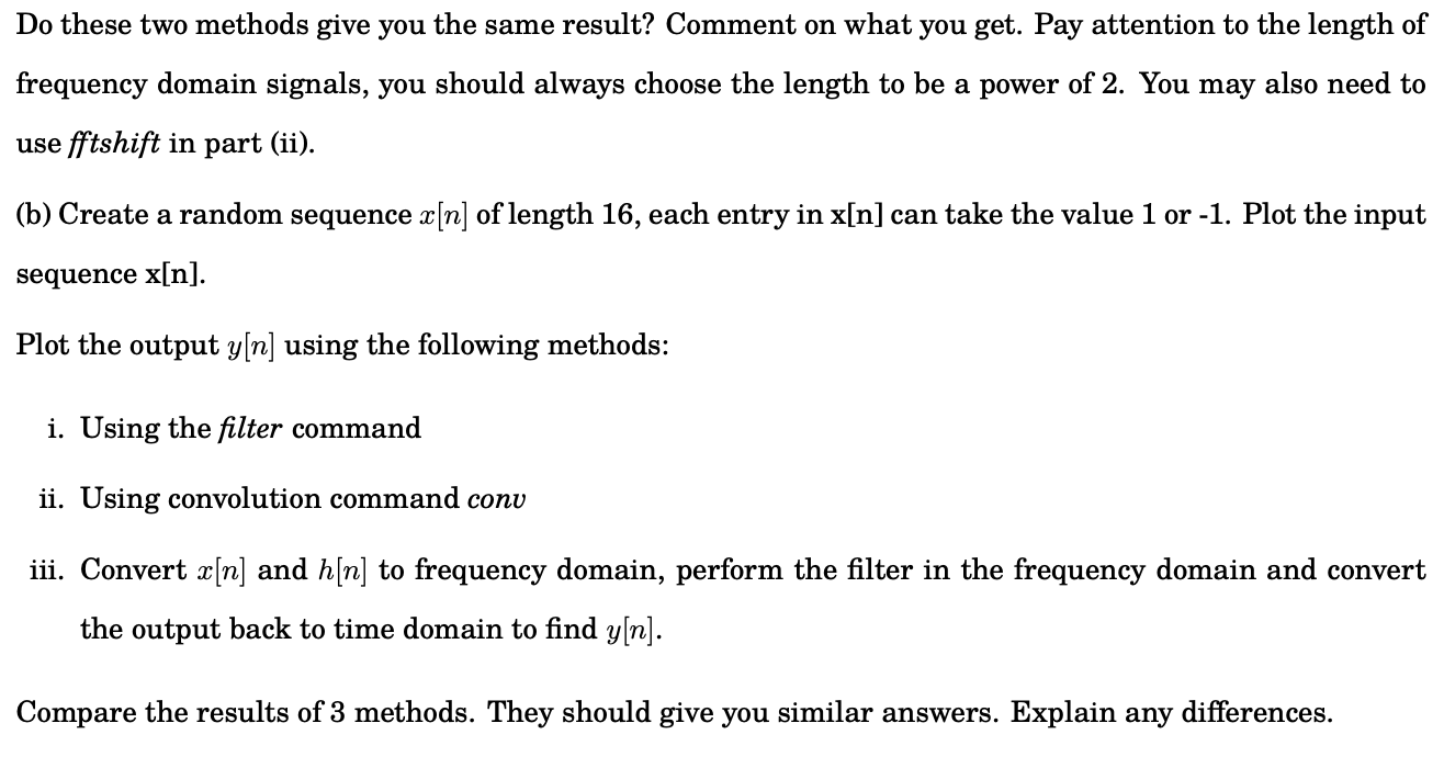 Solved 4. (MATLAB) Consider an LTI system with its impulse | Chegg.com