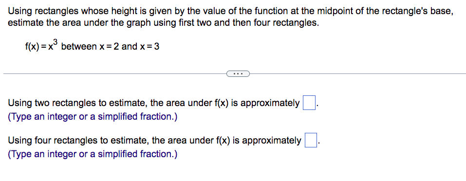 Solved Using rectangles whose height is given by the value | Chegg.com