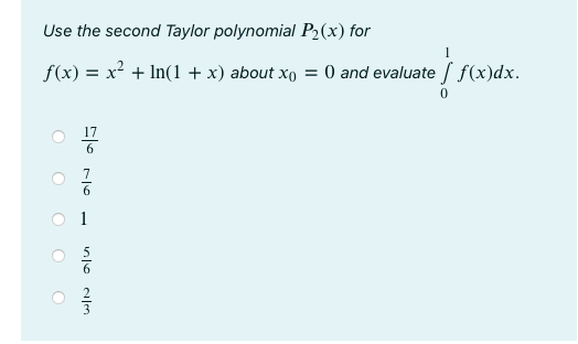 Solved Use the second Taylor polynomial P2(x) for f(x) = x² | Chegg.com