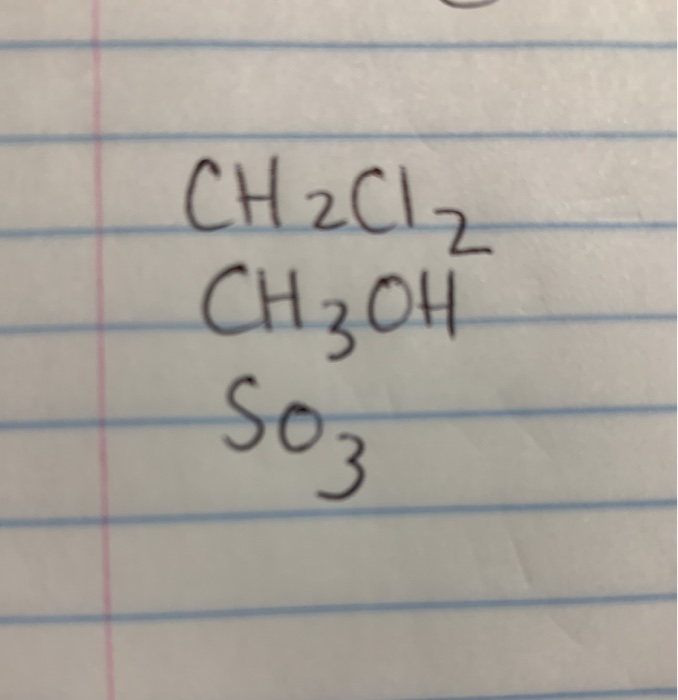 Solved CH2Cl2 CH₂OH SO3 | Chegg.com