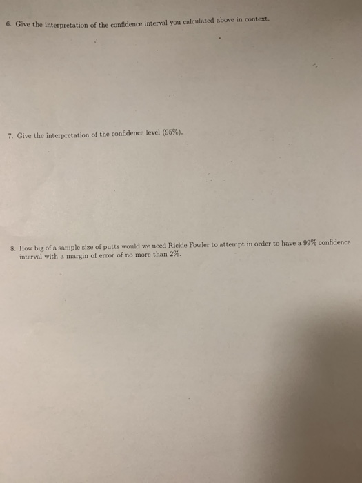 Solved Statistics 101 Written Homework Chapter 16 Rickie
