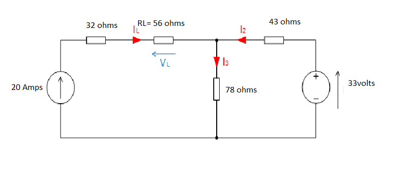 Solved Find the voltage across the load resistor, RL | Chegg.com