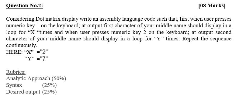 Solved Subject: MICROPROCESSOR & ASSEMBLY | Chegg.com Solved Subject: MICROPROCESSOR & ASSEMBLY | Chegg.com