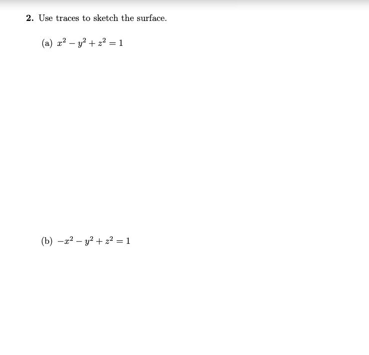 Solved Please show 2D graph of on xy-plane, yz-plane and | Chegg.com