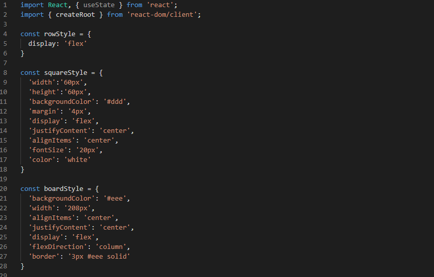 Solved We provided some simple React template code. Your | Chegg.com