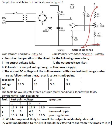 Simple linear stabilizer circuit is shown in figure 3 | Chegg.com