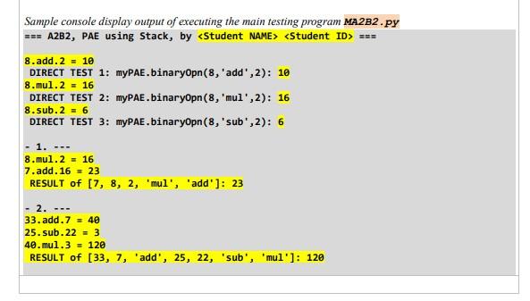 Solved Develop a Stack-Based Application of evaluating | Chegg.com