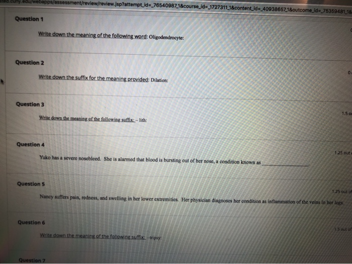 Solved ed.cuny.edu/webapps/assessm iew.jsp?attempt | Chegg.com